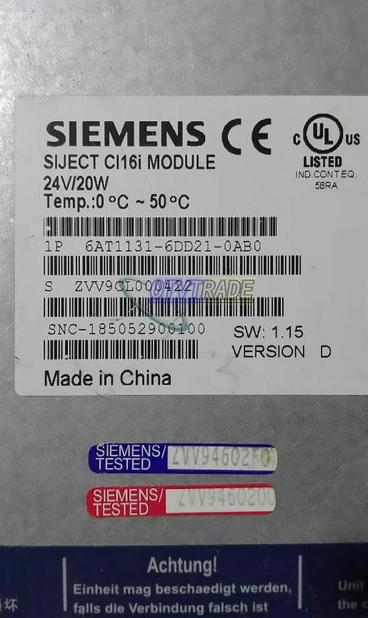 Модуль SIEMENS Control Unit 6AT1131-6DD21-0AB0