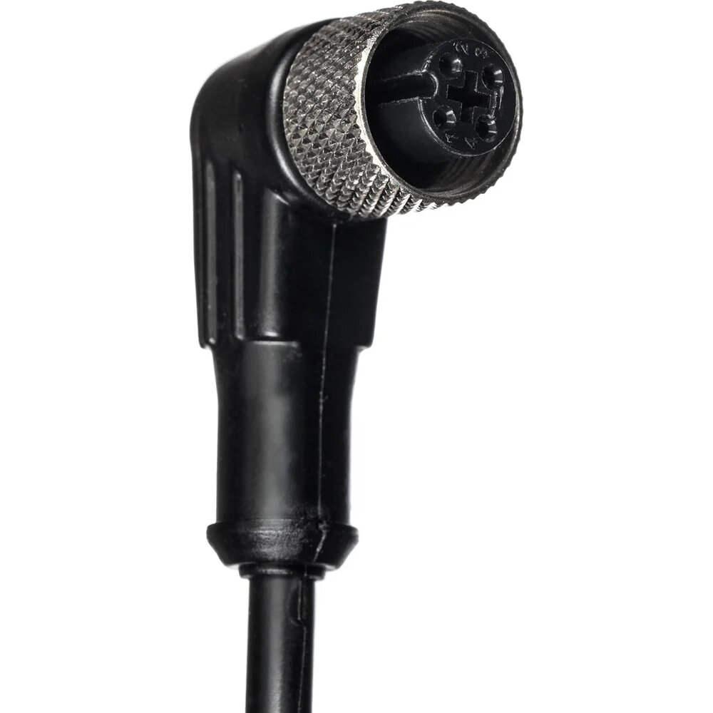 Кабель с разъёмом Prompower 2 метра. Разъём M12 угловой. 4-pin KJT-J12A4-TA KJTJ12A4TA