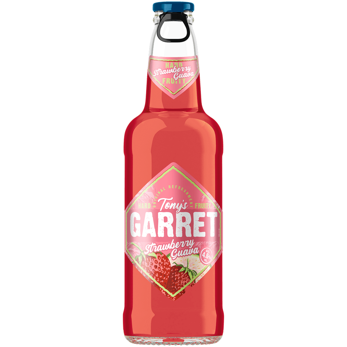 Пивной напиток Tony's Garret Hard Strawberry Guava 0,4 л