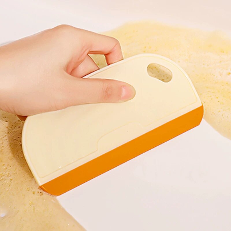 Мини-скребок для ванной, кремовый цвет, две штуки, настенный, водоотводный, практичный набор для мыла