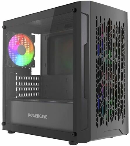Компьютерный корпус PowerCase Mistral Micro D3B ARGB V2 (CMMDB-A3-V2) черный - Mini Tower, Micro-ATX, USB 2.0 Type-A, USB 3.2 Gen 1 Type-A