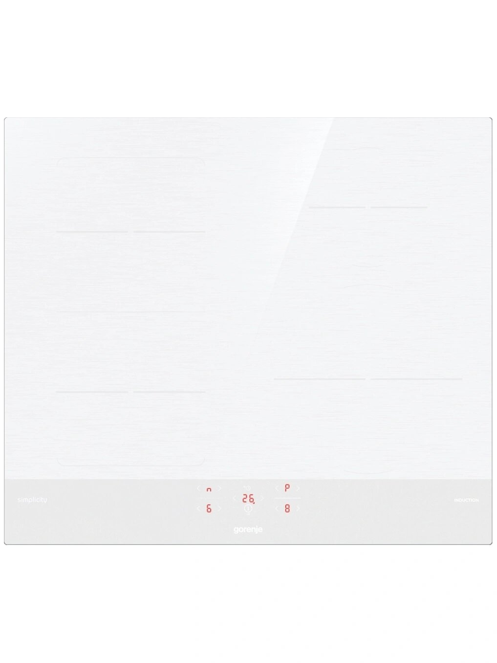 Индукционная варочная поверхность Gorenje GI6421SYW конфорок: 4шт. стеклокерамика электронное управление