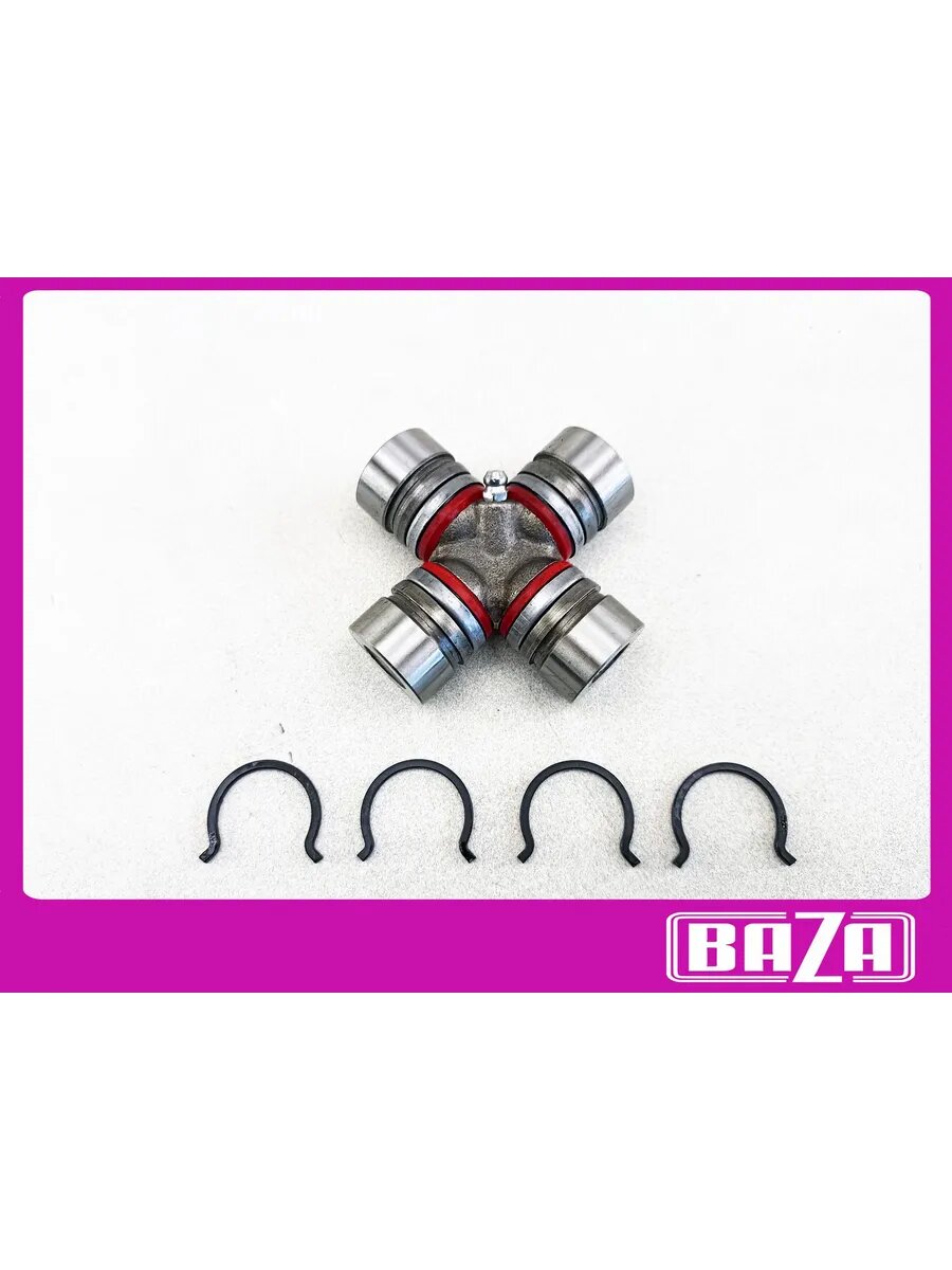 Крестовина карданного вала УАЗ, ГАЗ мелкий ролик, с кольцами