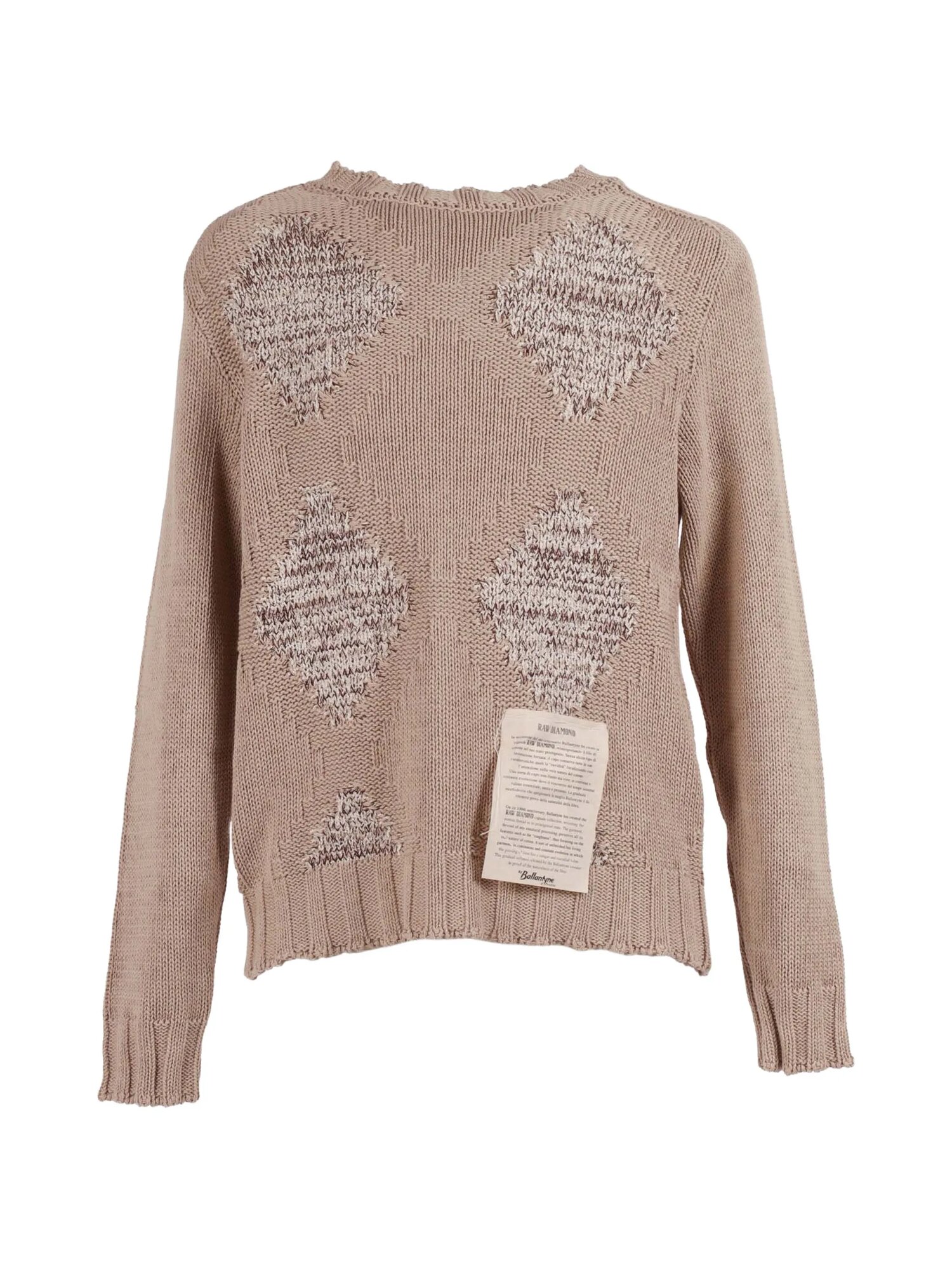 Свитер Raw Diamond intarsia-knit sweater