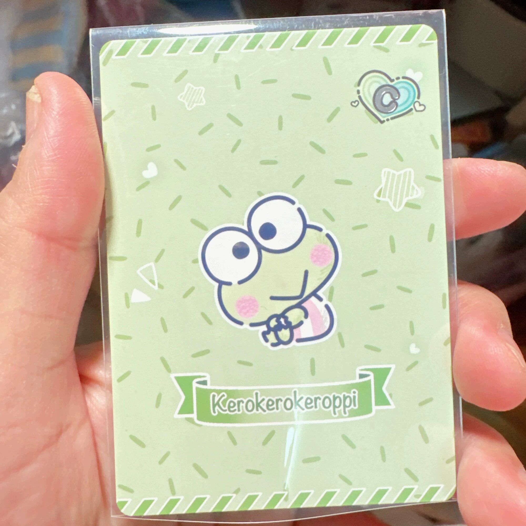 Фигурка-брелок Keroppi Sanrio: большеглазая лягушка, плюшевая игрушка, подвеска, игрушка-сюрприз в закрытой коробке,