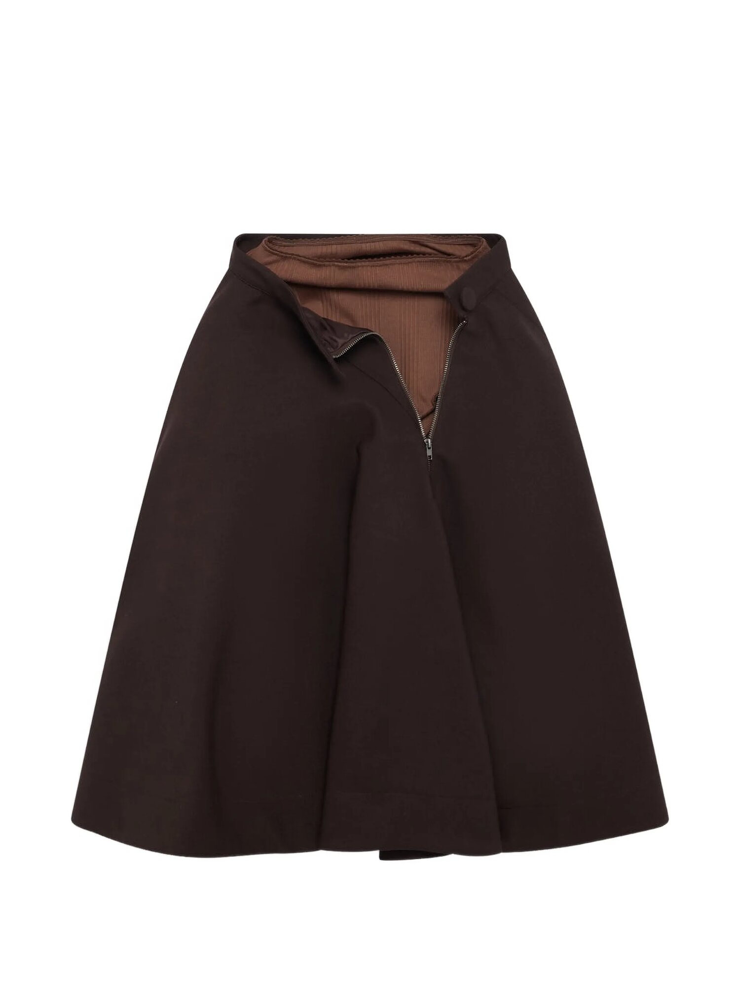 Юбка August Barron A-line pleated skirt, размер 40, brown — фото 1