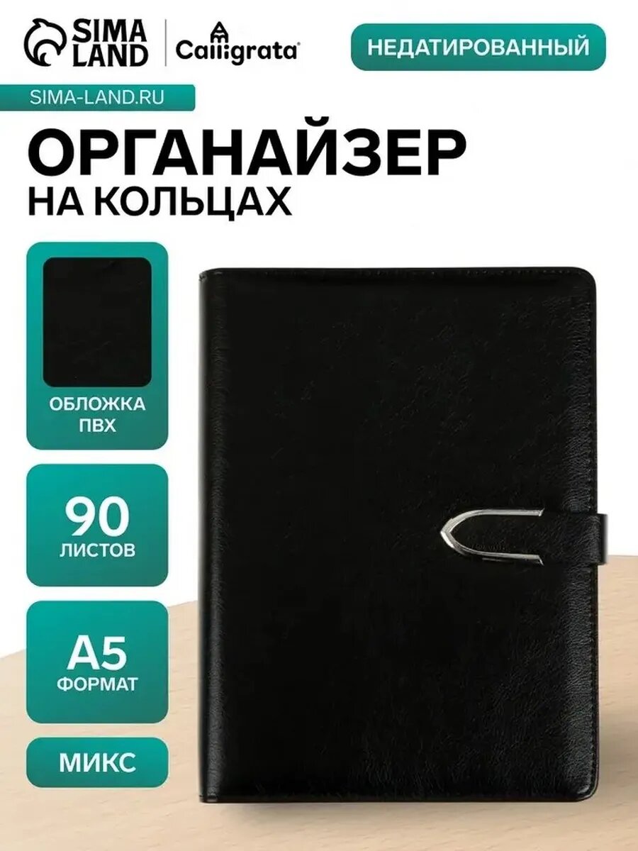 Универсальный органайзер на кольцах А5 для любой цели