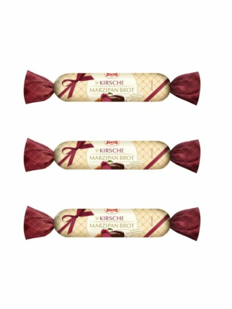 Zentis Батончик марципановый с вишней, 100 г, 3 шт