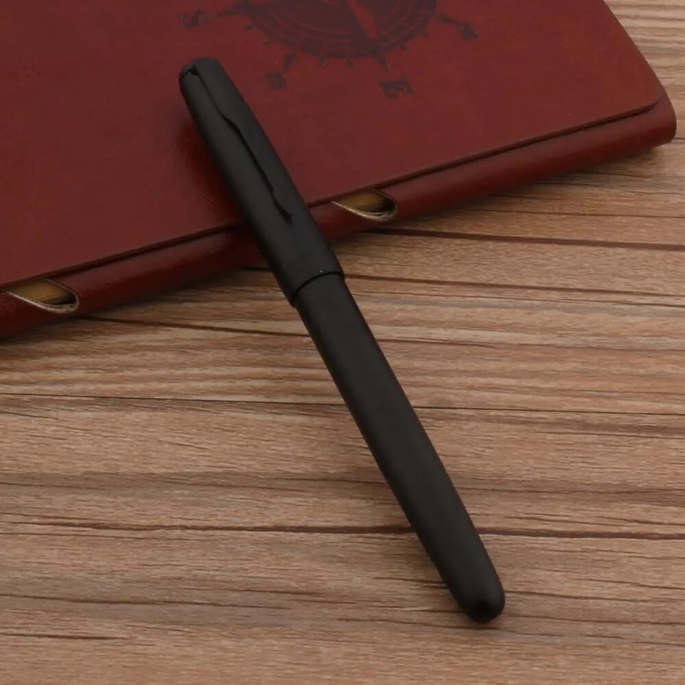 Перьевая ручка JinHao 75, черная матовая, перо Bend, A2