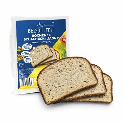 Безглютеновый легкий благородный хлеб Bezgluten 3шт x 260г