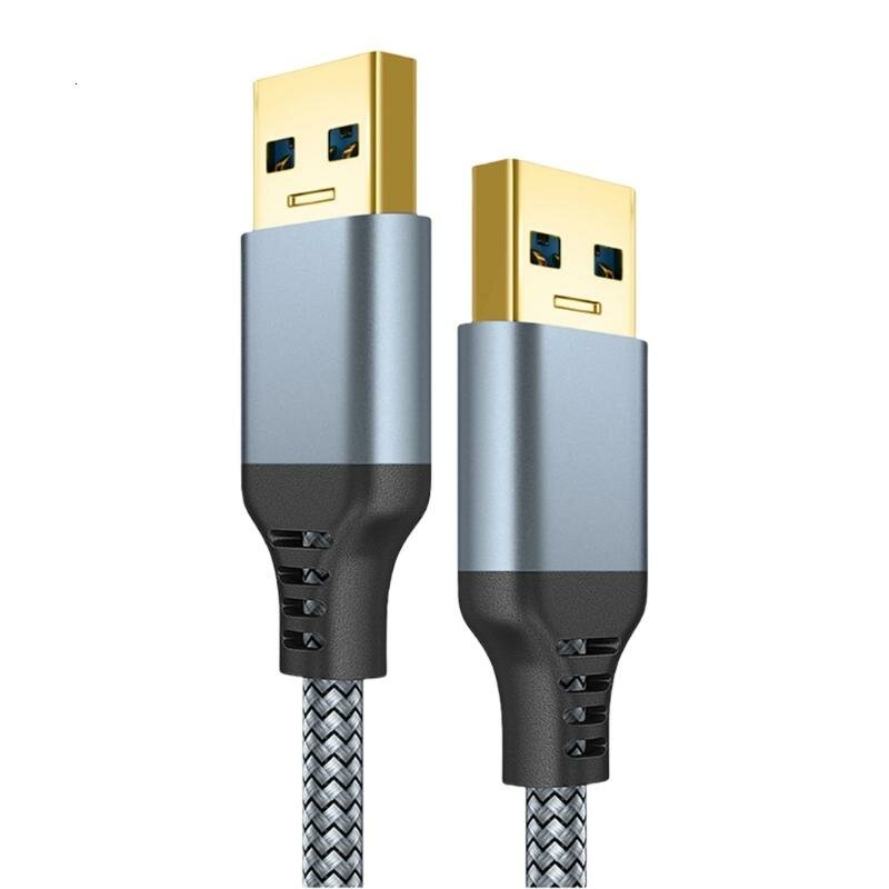 USB 3.0 кабель «мужской–мужской», Серый - 1m