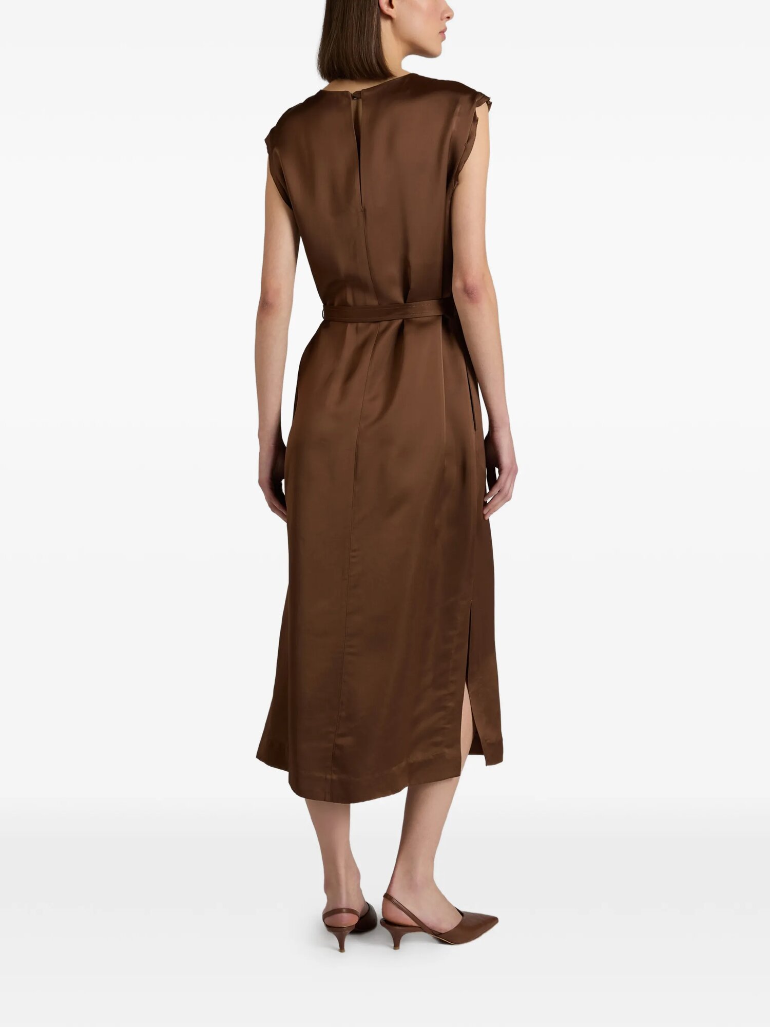 Платье Glanshirt Belted midi dress, размер 42 — фото 1