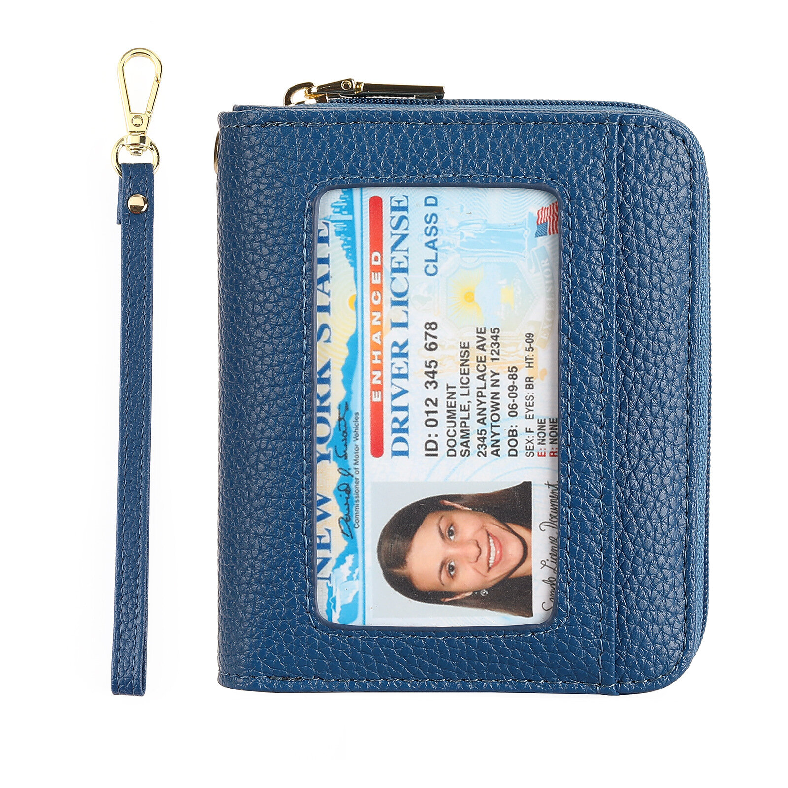 JYL Ультратонкий RFID-кошелек с окошком для ID: безопасность и стиль