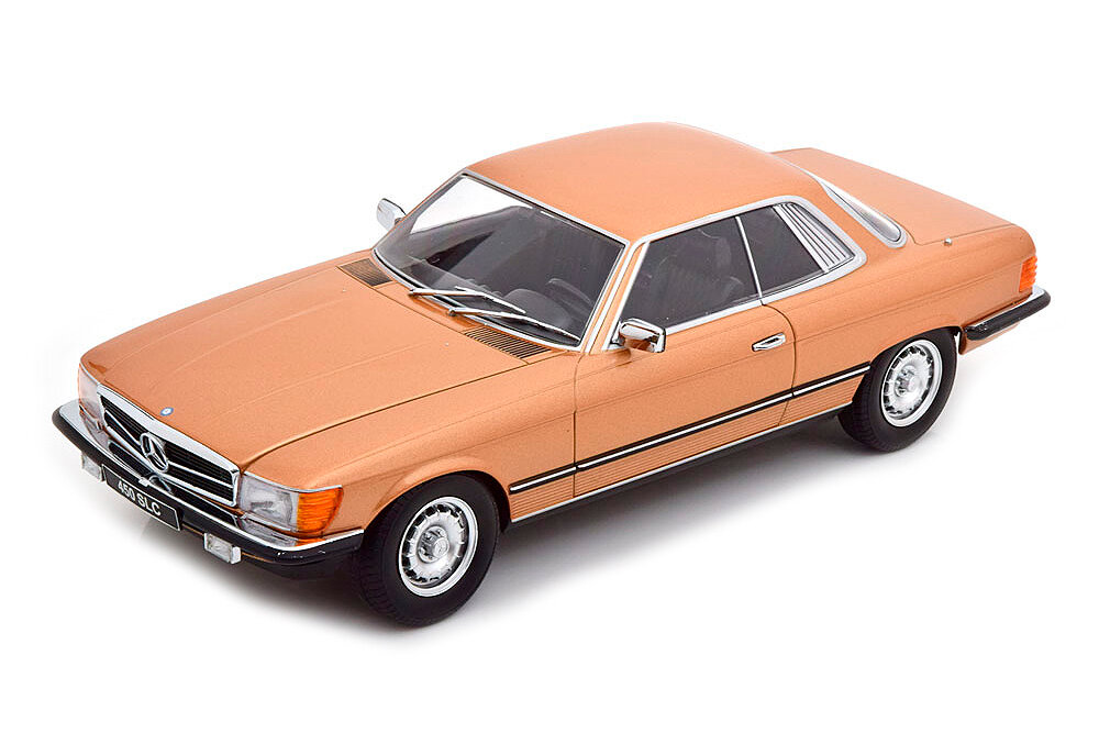 Модель коллекционная KK-SCALE Mercedes 450 slc C107 1973 golden metallic / мерседес слс купе золотой