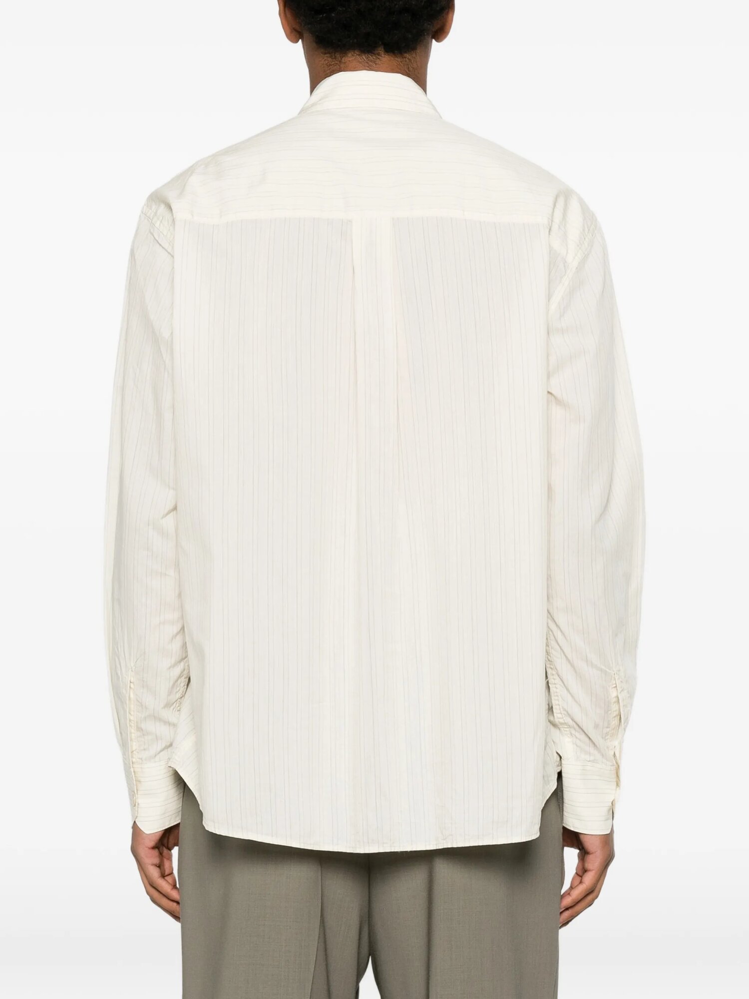 Рубашка Our Legacy Above pinstriped shirt, размер 54, разноцветный — фото 1