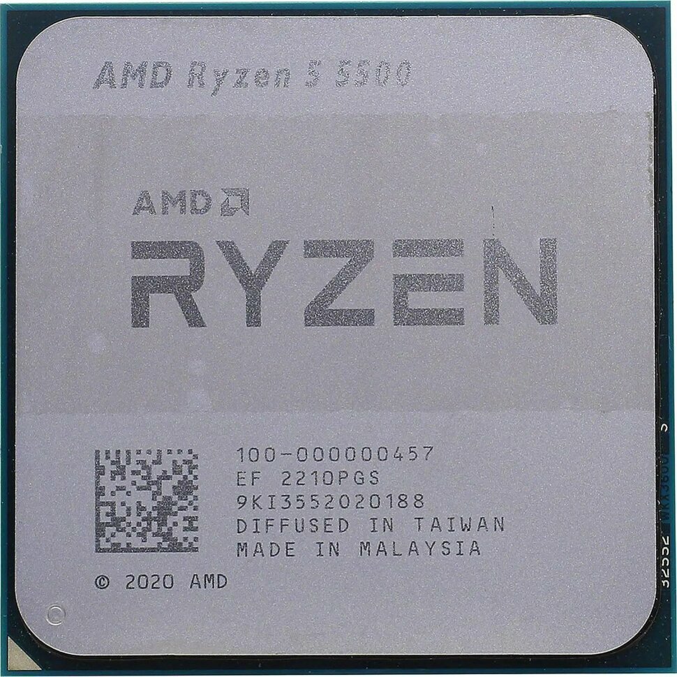 Процессор AMD RYZEN 5 5500 SAM4 65W (100-000000457), 2125313
