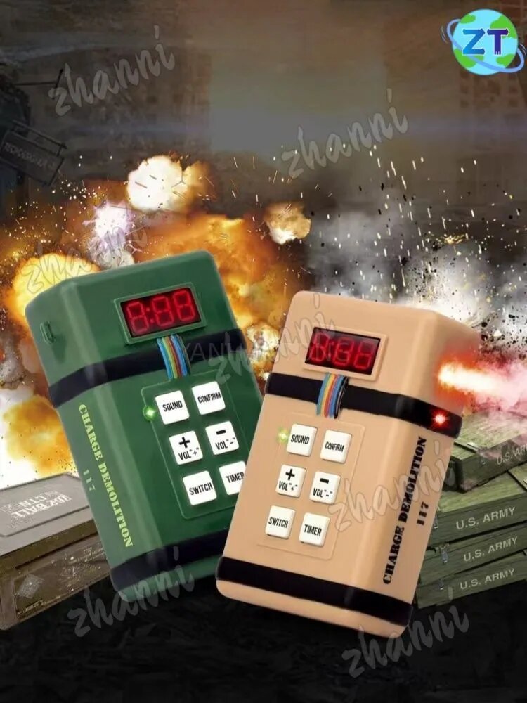 Дымовая игрушка "Акустическая граната", замедленного действия, детская, 1 шт, зелёный
