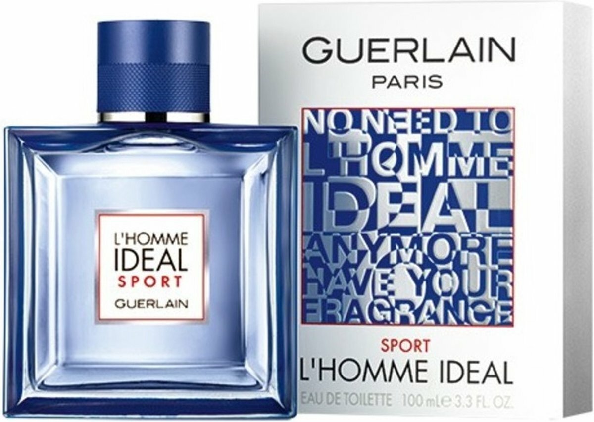 Guerlain L Homme Ideal Sport 50 мл туалетная вода для мужчин, древесные, водные
