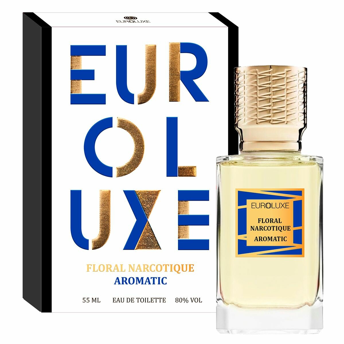 Туалетная вода Euroluxe "Floral Narcotique", фруктово-цветочные ноты, унисекс, 55 мл