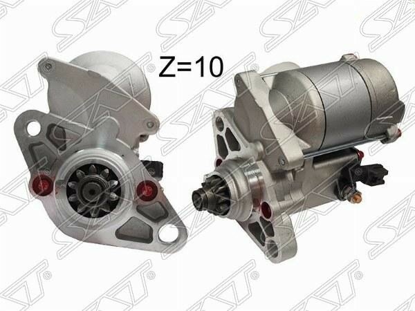Стартер SAT ST-28100-66040N Toyota Land Cruiser J100, J80 84-23 / Lexus LX 95-97 2 kW/ Z=10