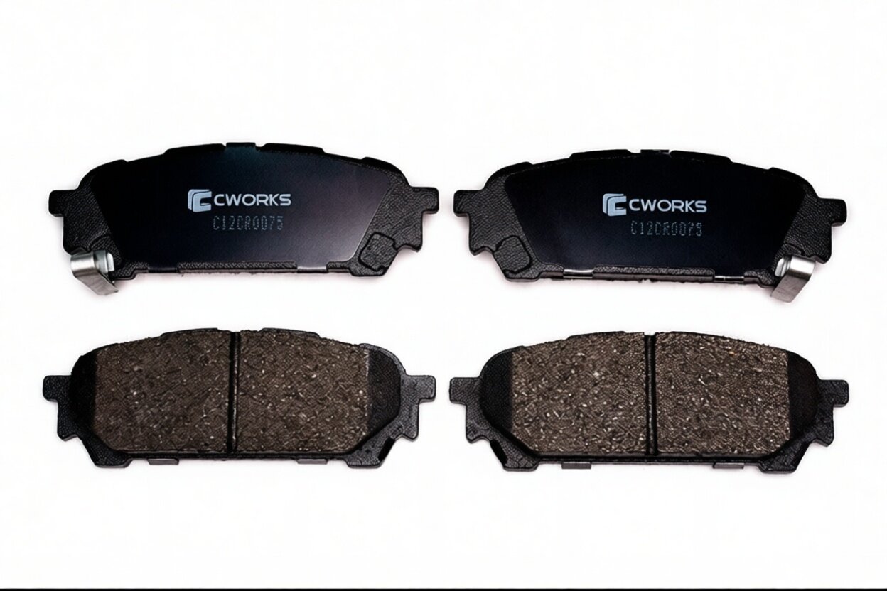 Тормозные колодки задние Low Metallic C12CR0075 CWORKS арт. C12CR0075