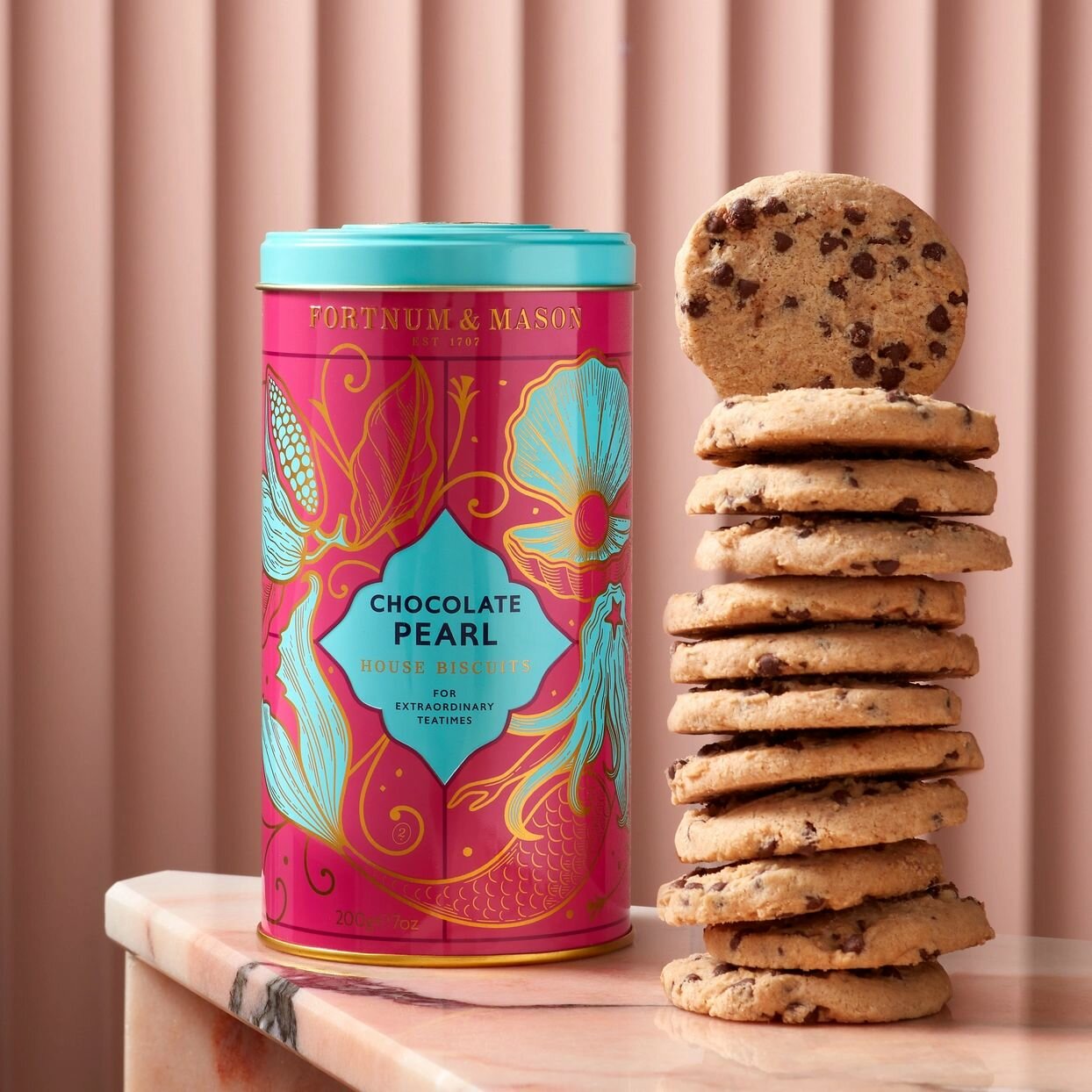 Fortnum&Mason Шоколадное печенье House Chocolate Pearl Biscuits, 200г