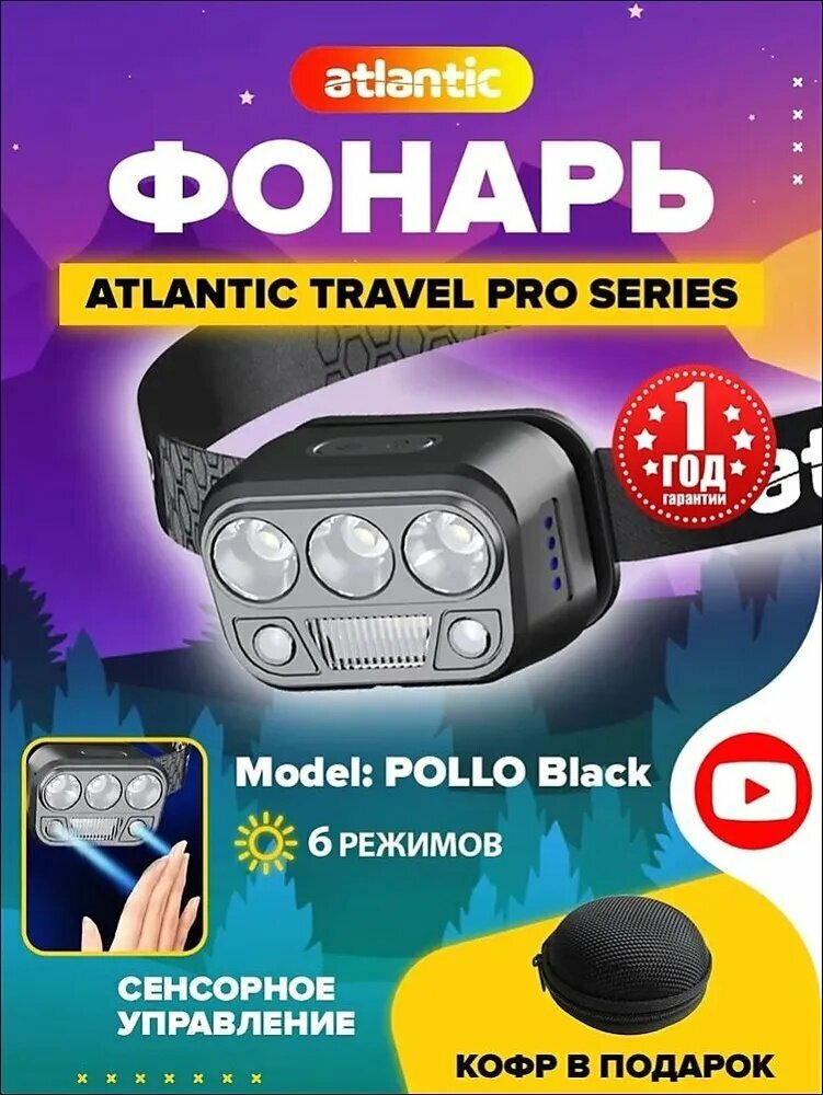 Фара передняя для велосипеда