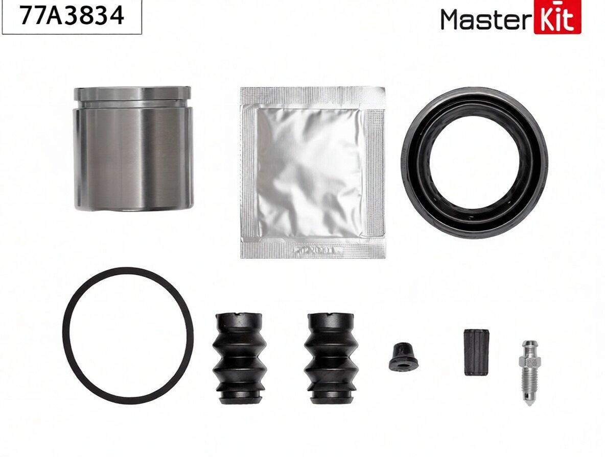 Ремкомплект тормозного суппорта+поршень Suzuki IGNIS II (MH) 2003 - Masterkit MasterKit арт. 77A3834