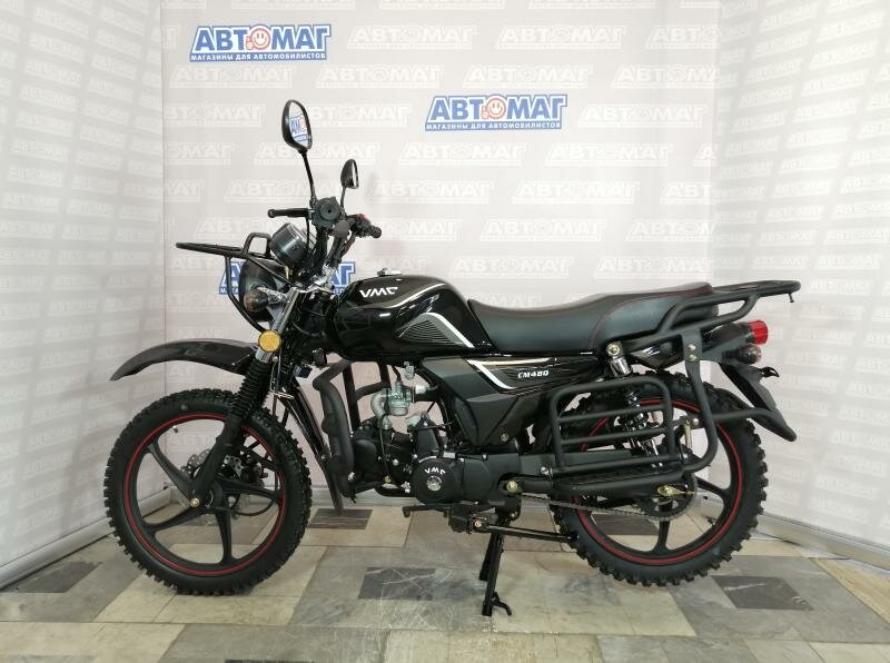 Мопед VMC RIVA OFF ROAD 49cc цвет черный серия CH1250 , VENTO-RIVA-OFFRO-BK