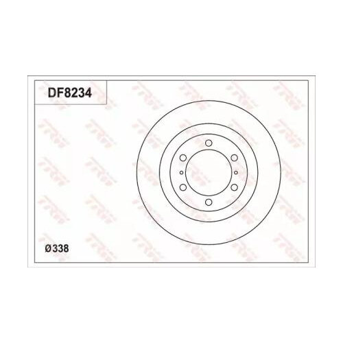 Тормозной диск, TOYOTA 435120K210 (1 шт.)