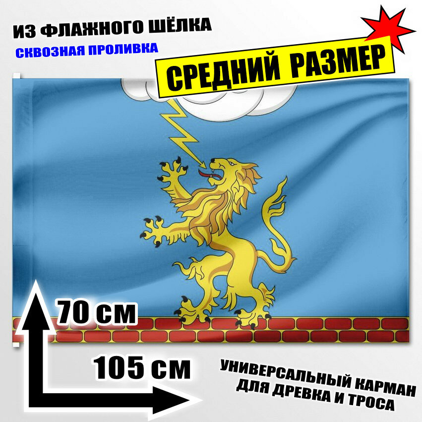Флаг средний Тучкова 105x70 см
