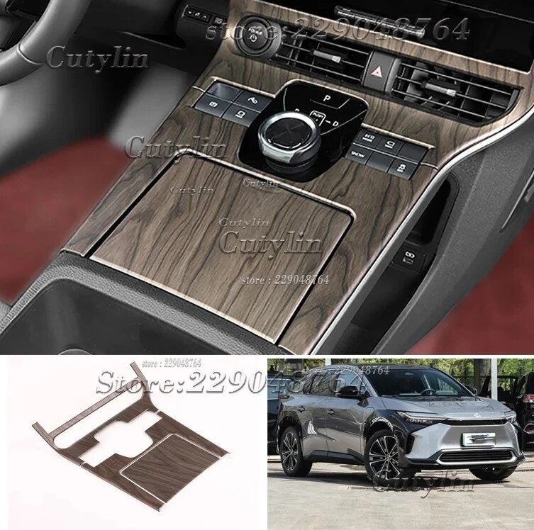 Накладка интерьера персиковое дерево Toyota BZ4X 2022-2024