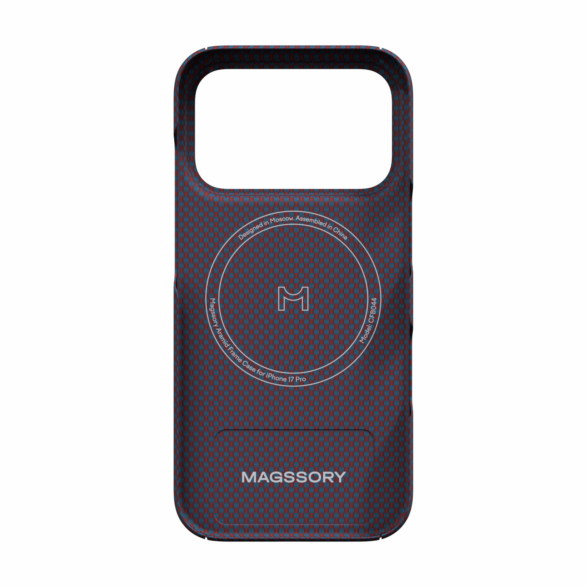 Чехол Magssory CFB044pixel, для iPhone 17Pro, противоударный, с магнитами — фото 1