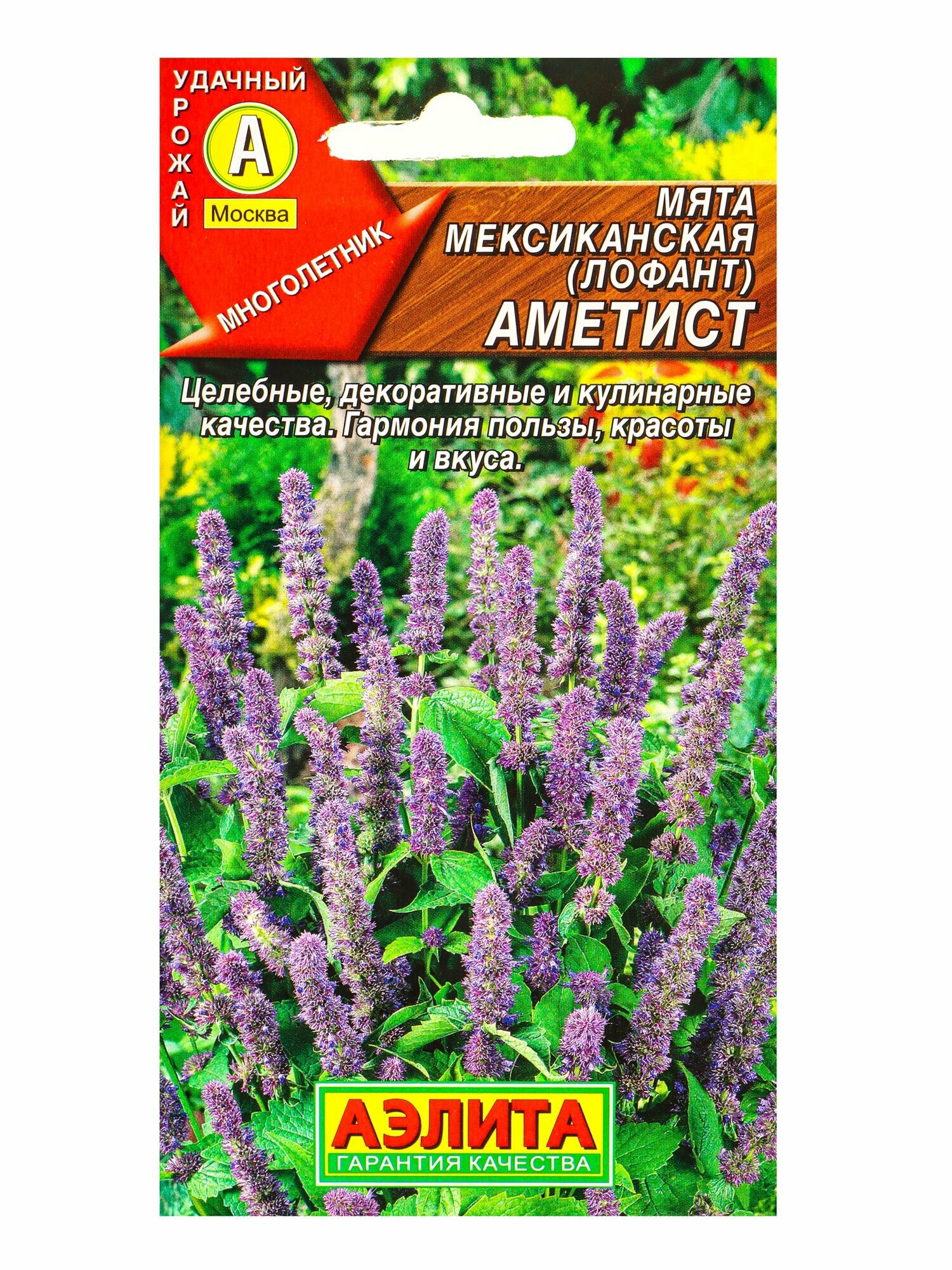 Семена Мята мексиканская «Аметист», 0.05 г, «Агрофирма аэлита»