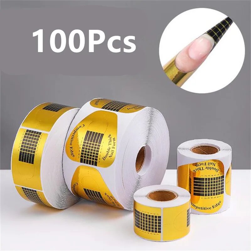 Формы для французского маникюра из акрила 100 шт.