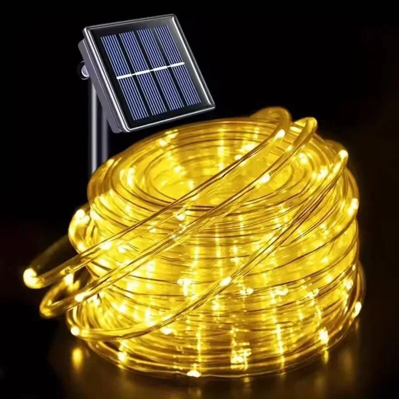 Солнечные гирлянды Saimili 50/100 LED белые/теплые/цветные 7/12 м Warm White, 7m 50 LEDs