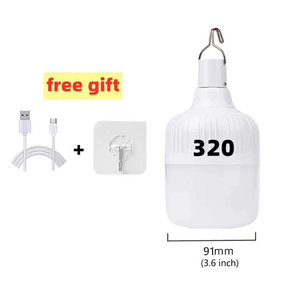 Портативный USB-фонарь для кемпинга 320W