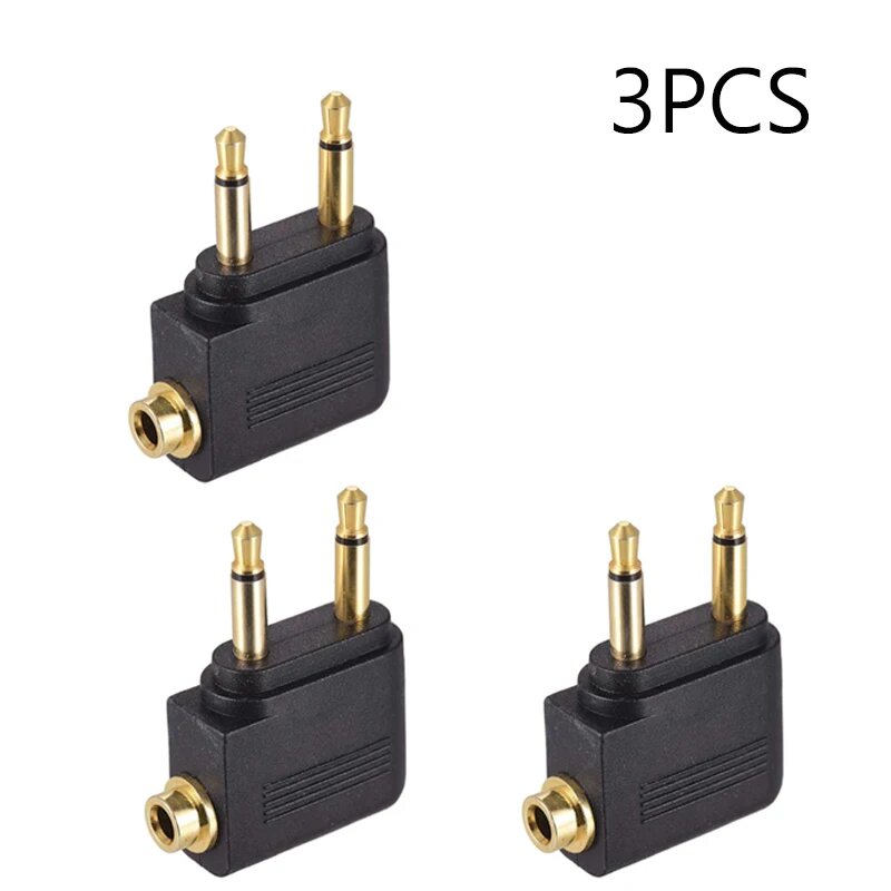 Аудиоадаптер 3.5 мм (2 RCA) Black-3PCS