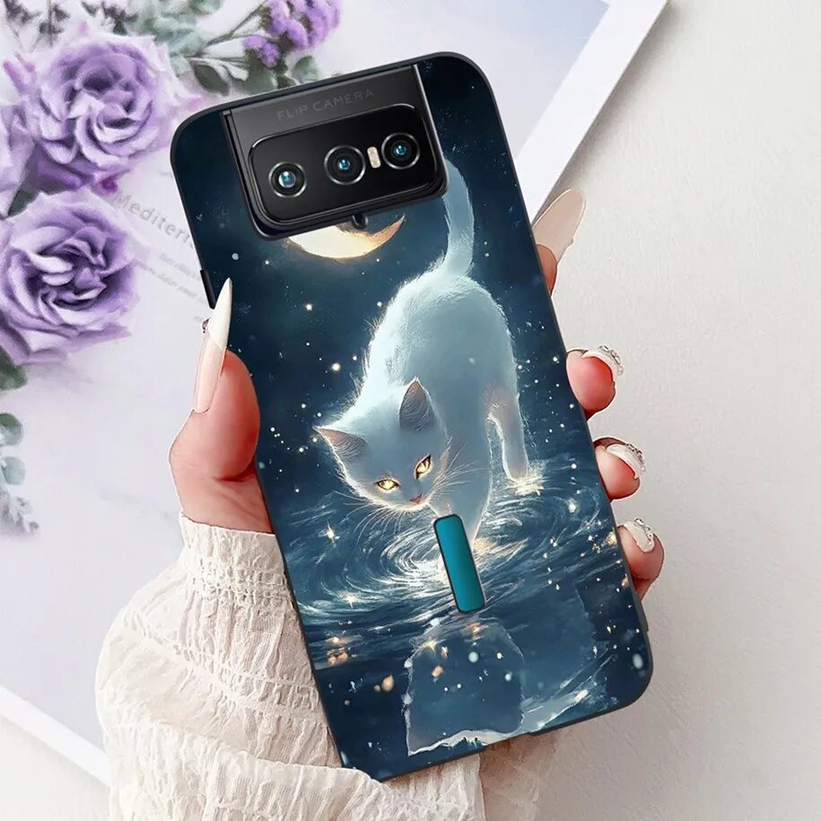 Чехол для Asus Zenfone 7 Pro ZS671KS ZS670KS, мягкий силиконовый бампер, защитный чехол для ASUS_I002DD I002D, чехлы для телефонов с милыми героями мультфильмов
