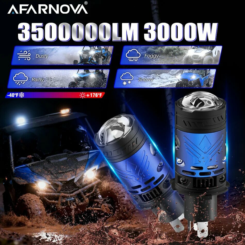 Светодиодные линзы H4/9003/HB2, 1PC