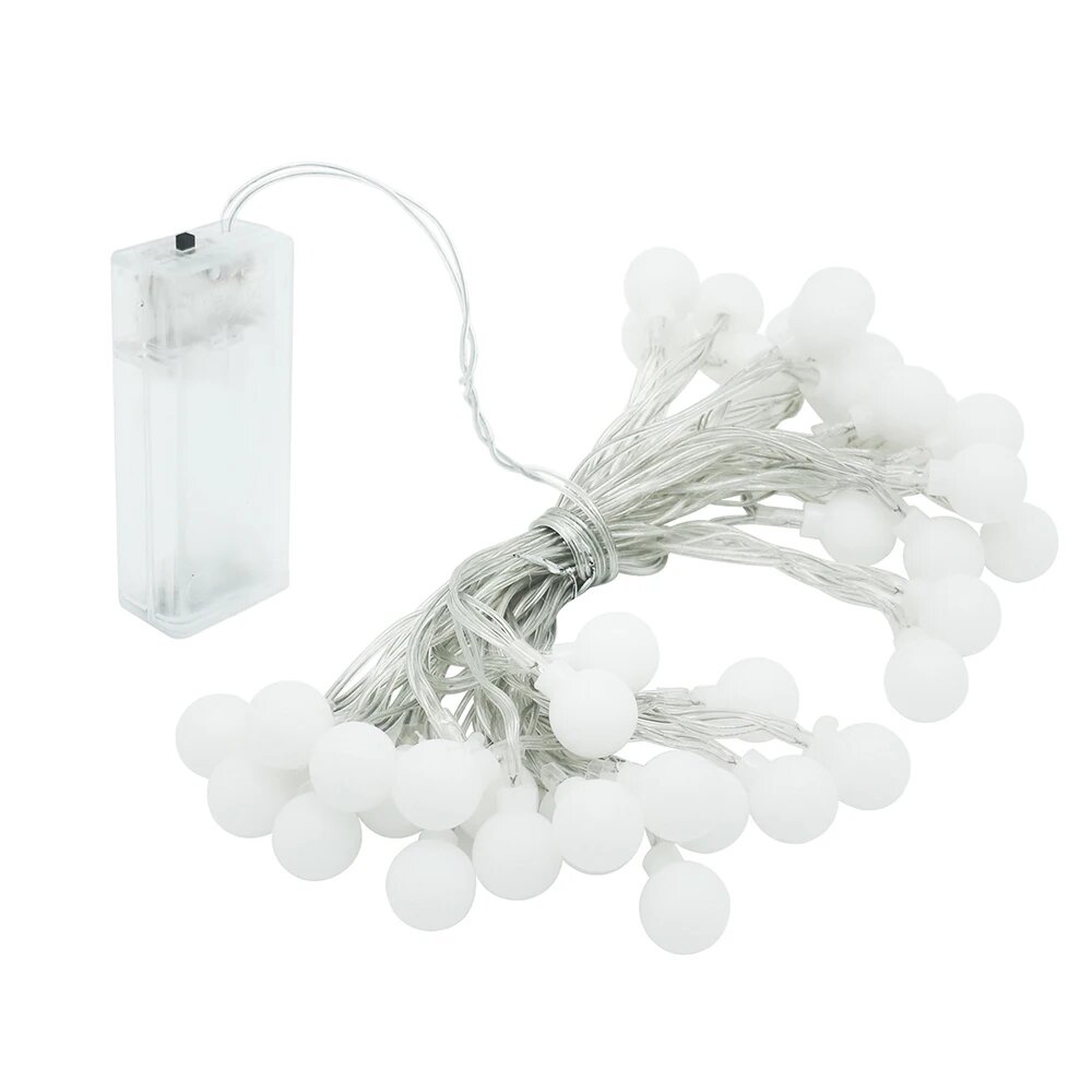 Гирлянда светодиодная Milk Bulb Battery 6m, Multi Colors