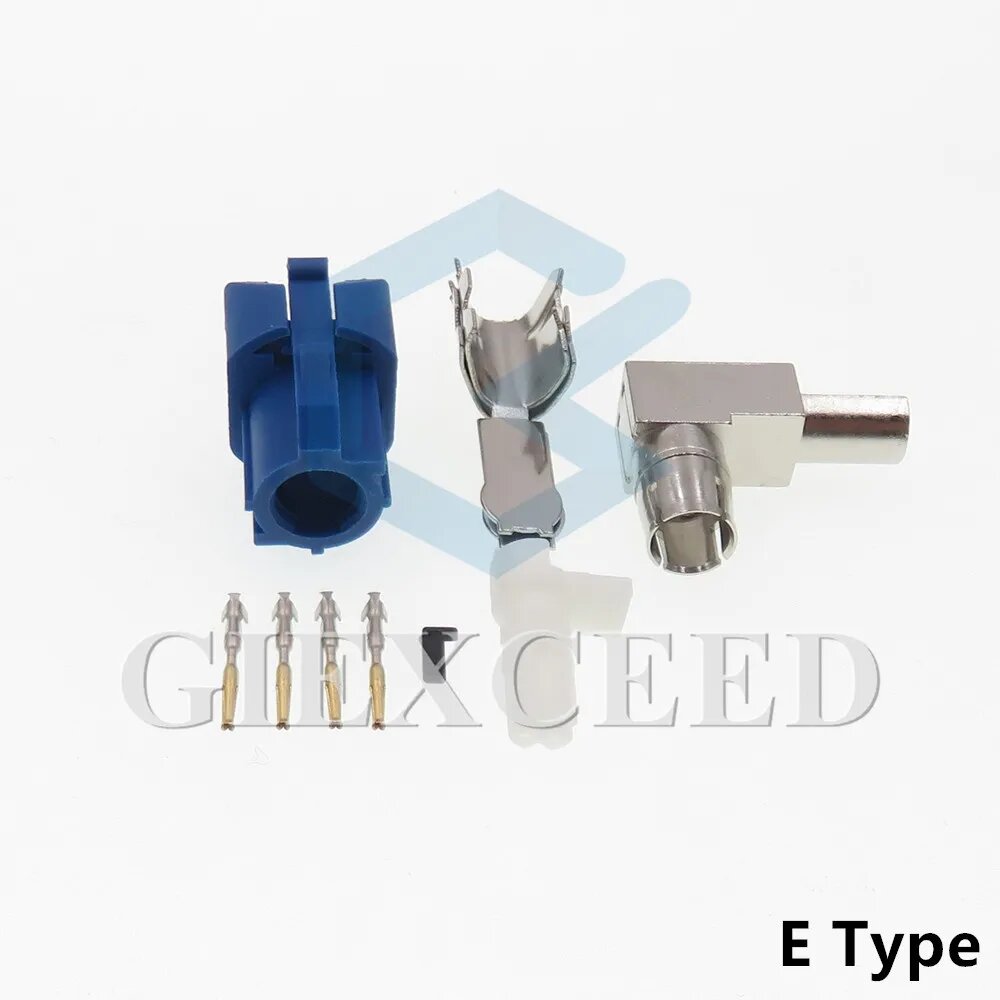 Комплект автомобильных разъемов Fakra E Type, 1 Sets