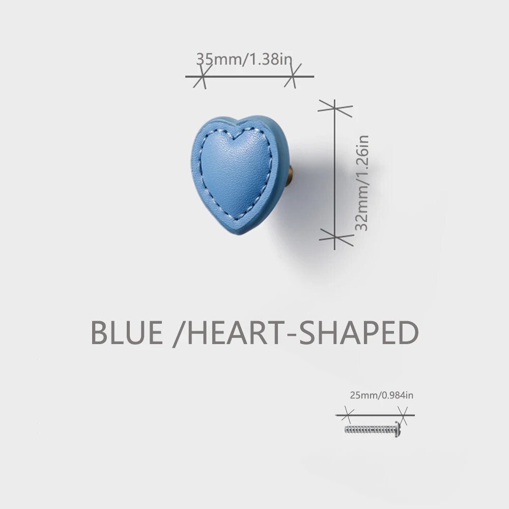 Сердечко-ручка Blue Heart Shaped 35mm