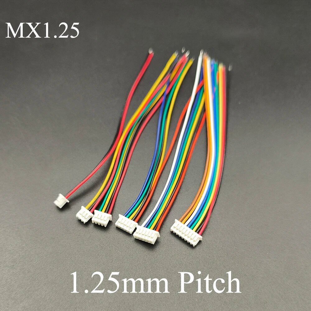 MX1.25мм разъемы JST 2Pin, 10шт, 30см