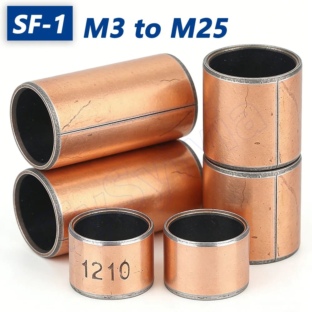 Самосмазывающиеся втулки SF-1 M3-M25 с медным покрытием 8x10x12mm(10PCS)