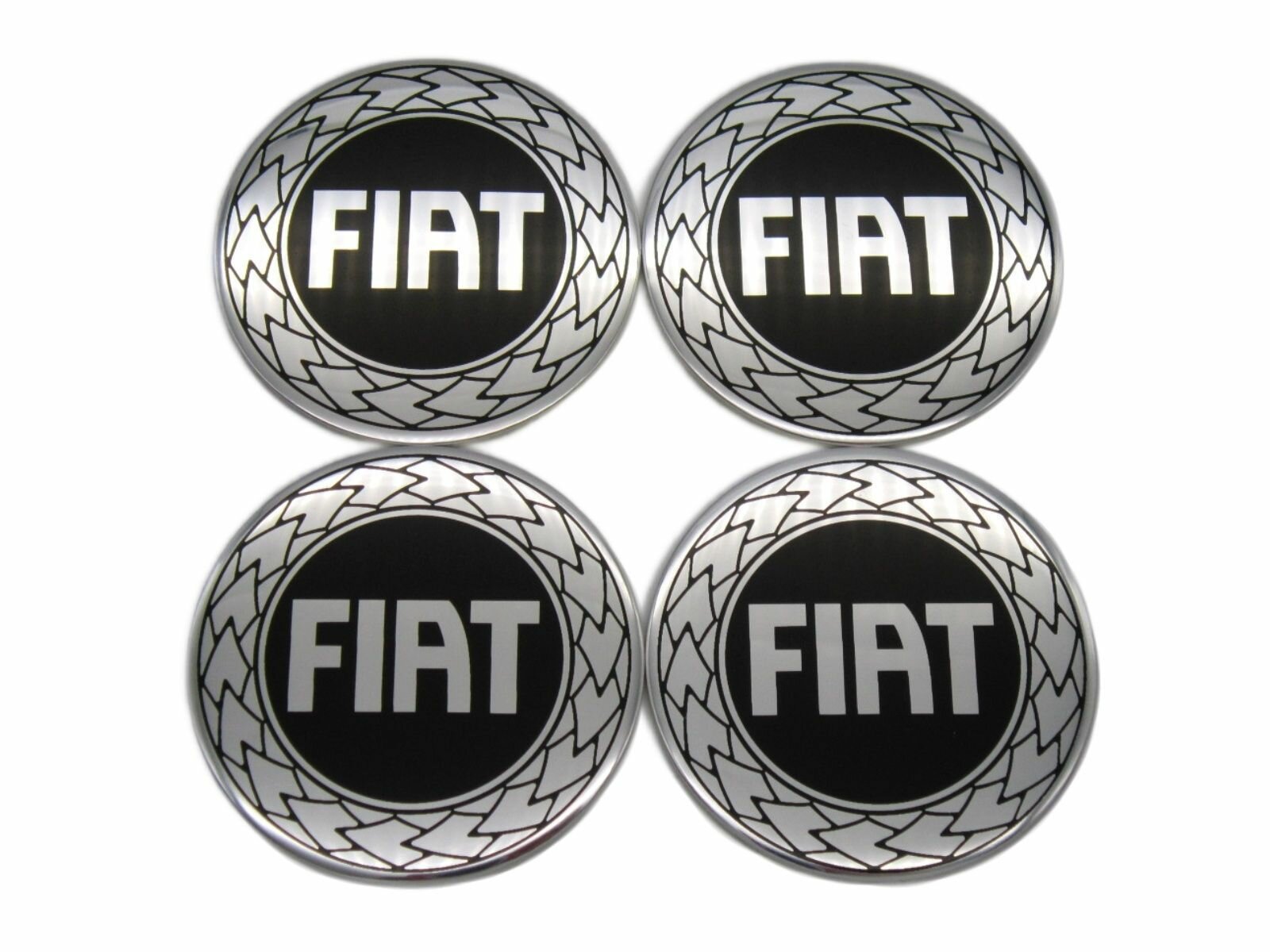 Наклейки на колесные диски Фиат / Наклейки на колесо / Наклейка на колпак / Fiat D-45 mm