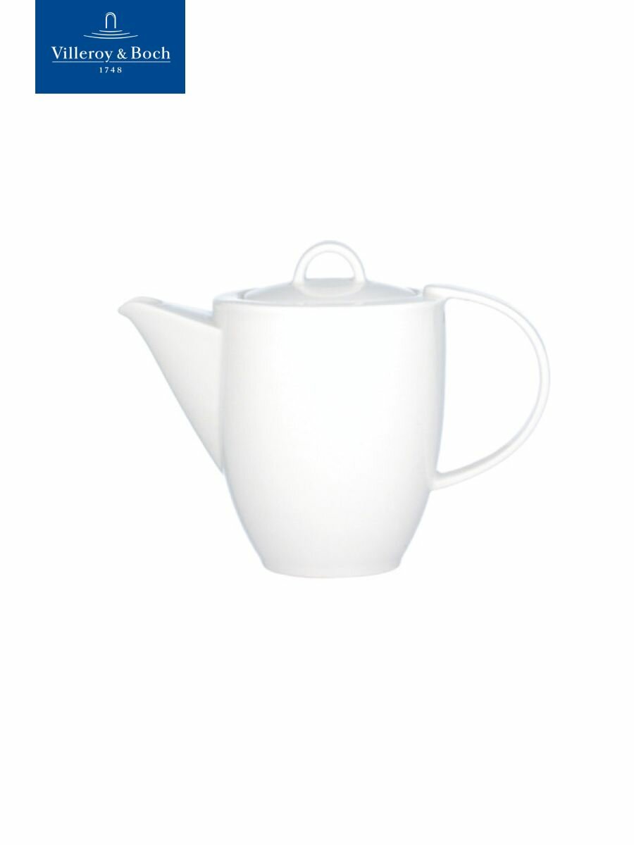 Кофейник с крышкой 300 мл, 16,5х9 см, Corpo White, Villeroy & Boch, Премиум-Фарфор