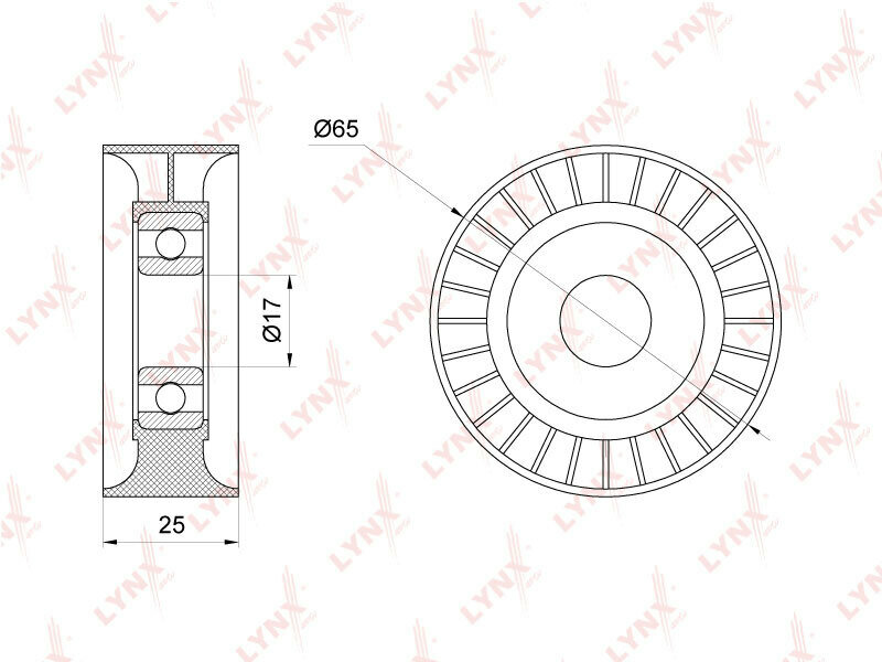 PB-5237 Ролик PSA 04-