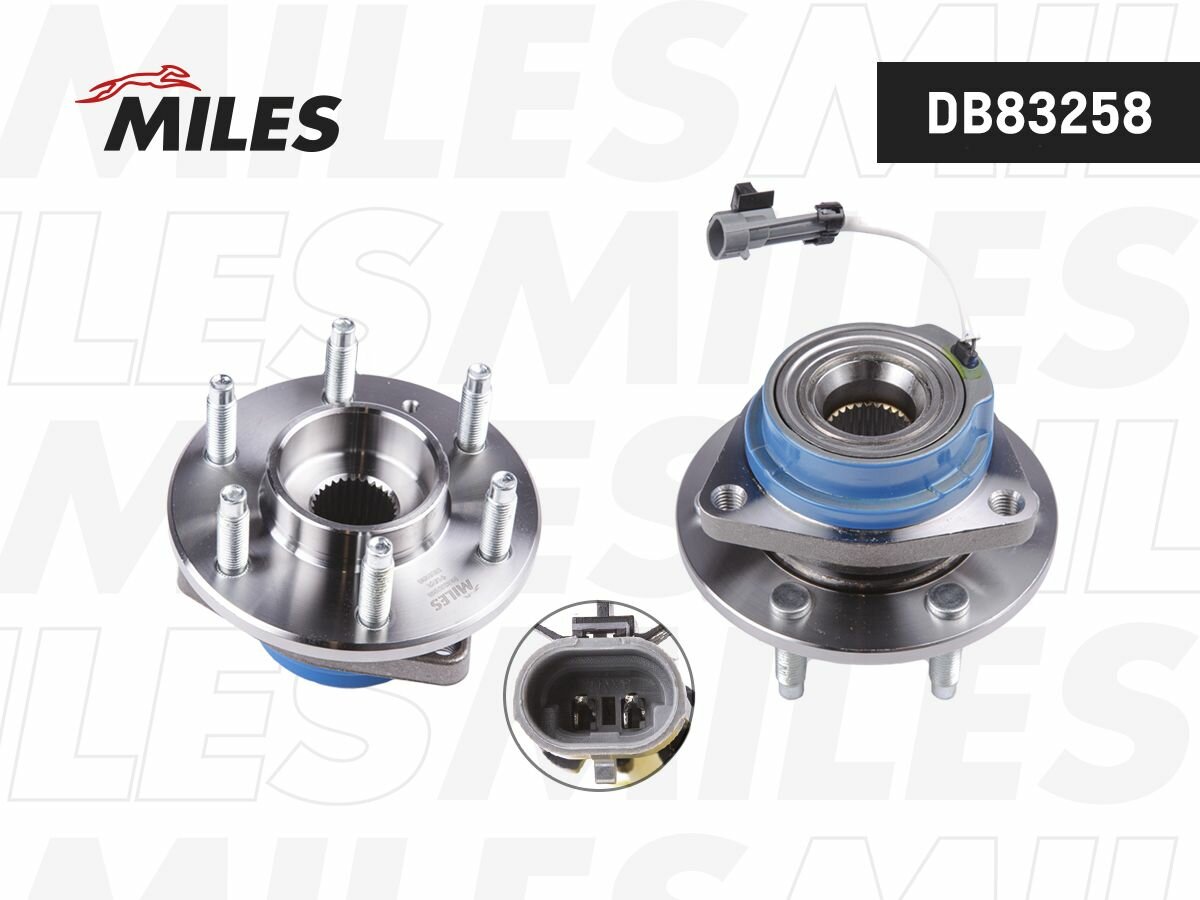 Ступица с подшипником CADILLAC CTS II/SRX/STS 04-12 пер, MILES DB83258