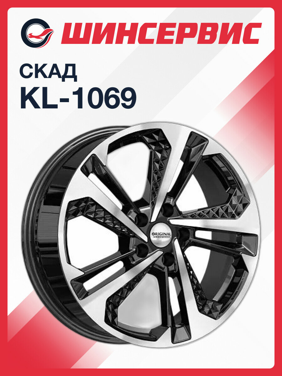 Литой колесный диск Скад KL-1069 R18.0x7.0J 5x114.3 ET45.00 ЦО66.10 для автомобиля